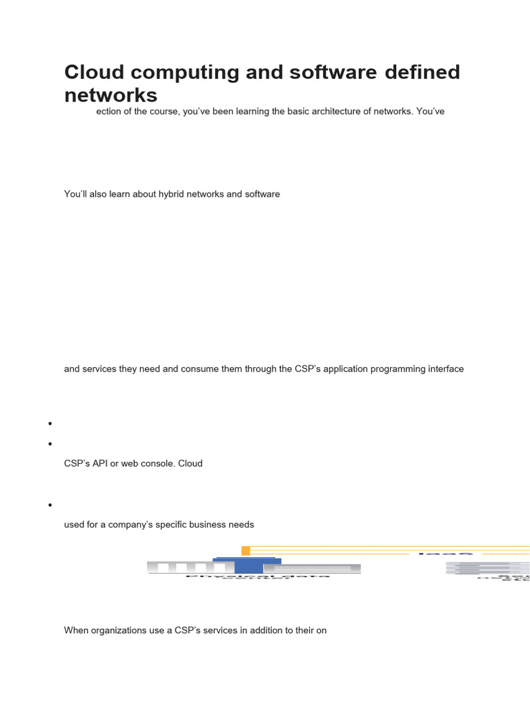 Cloud Computing and Software-Defined Networks | PDF | Cloud Computing | Computer Network