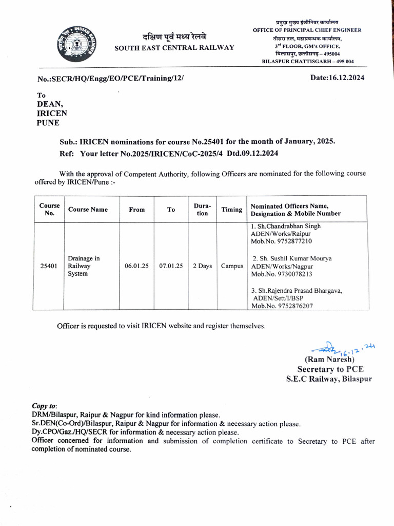 Secr Iricen Jan 25 | PDF