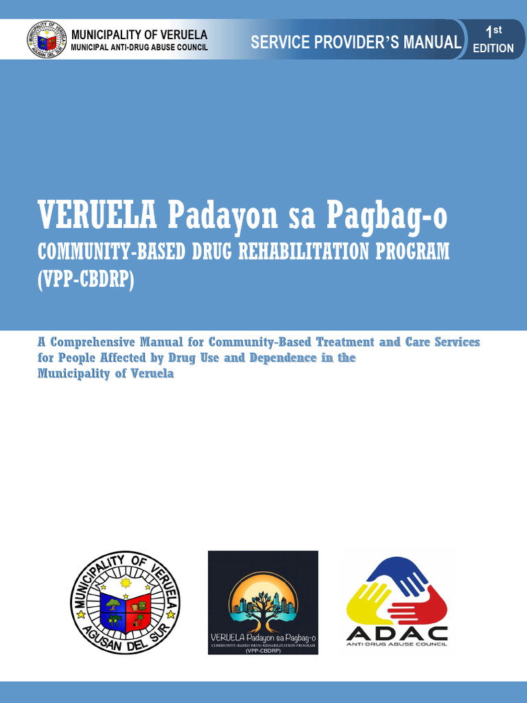 VPP CBDRP MANUAL | PDF | Substance Abuse | Substance Dependence
