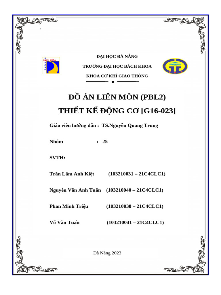 Trình Bày PBL2 | PDF