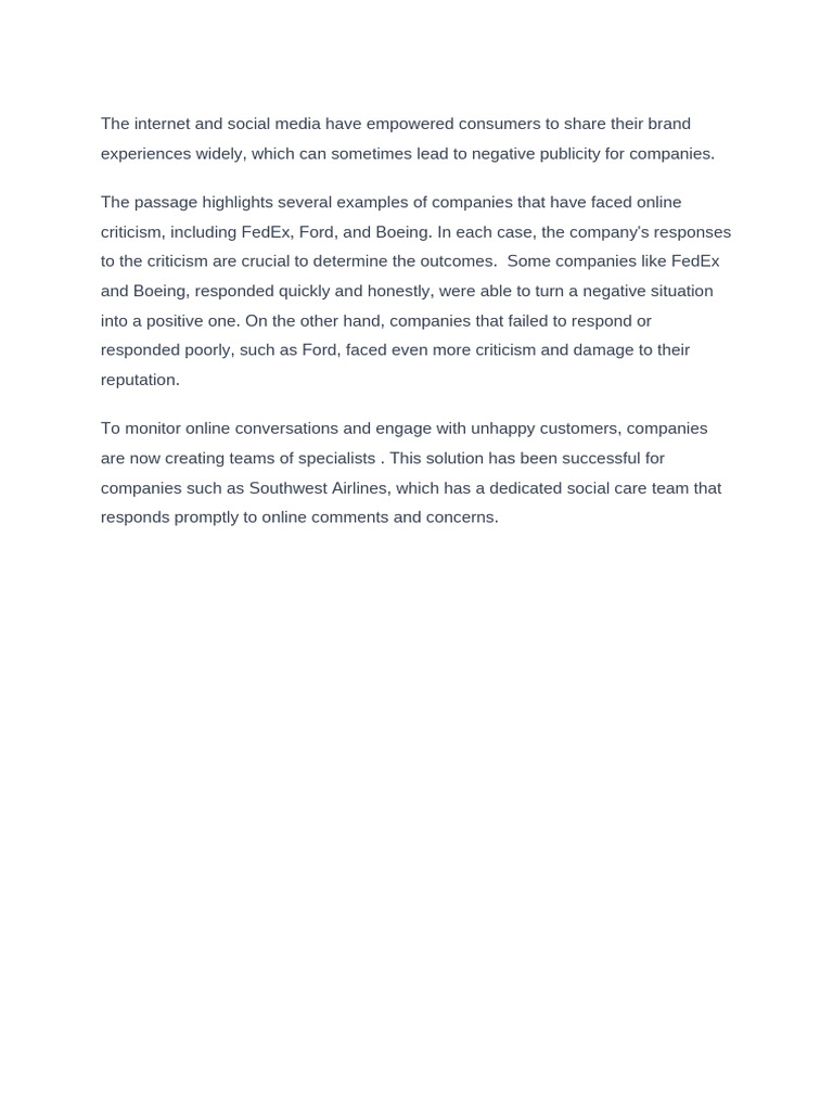 Summary of Situation 3.2 | PDF