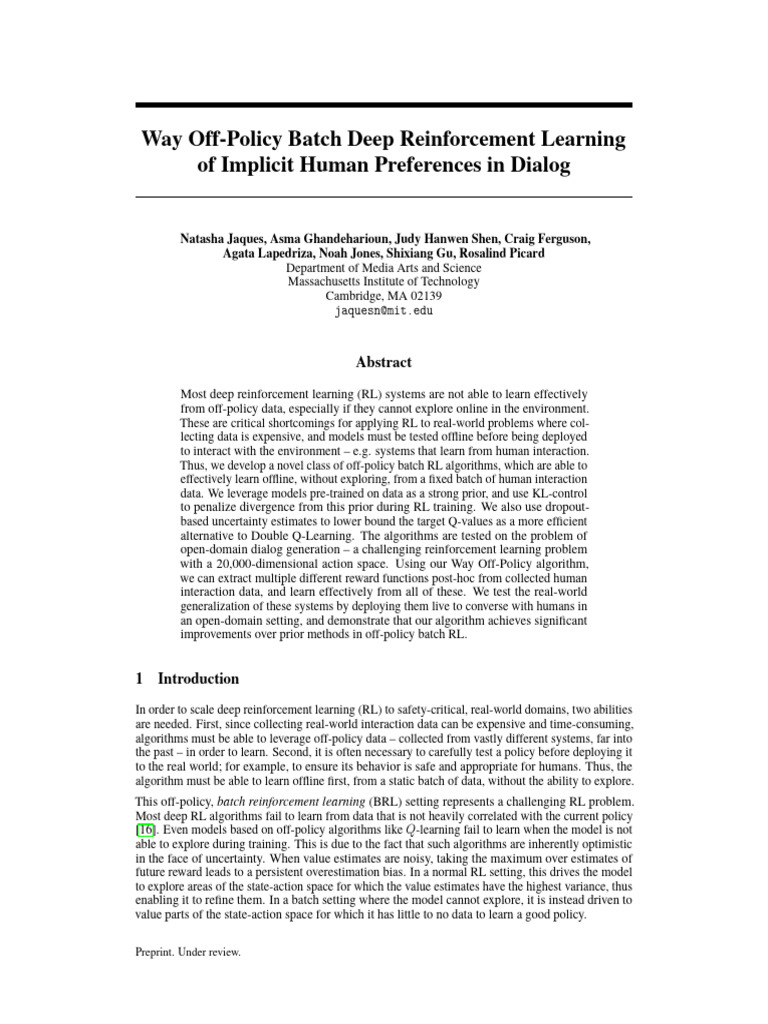 2019 imliciteHuman | PDF | Applied Mathematics | Statistical Theory
