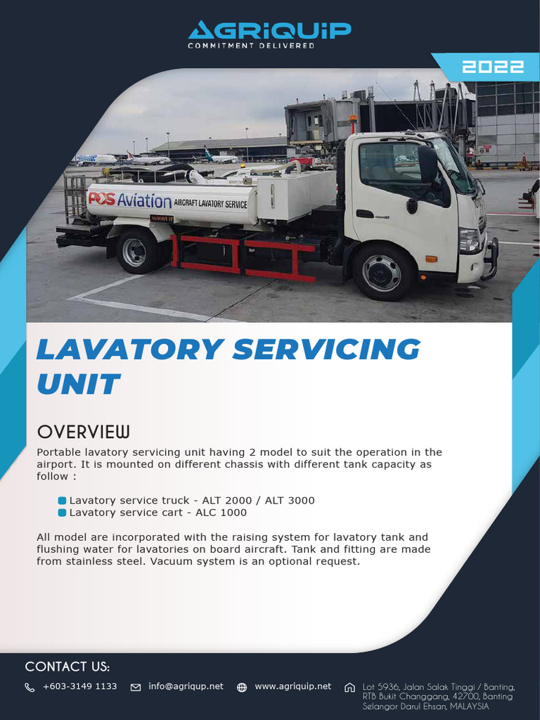 Lavatory Service Unit | PDF | Truck | Motor Vehicle