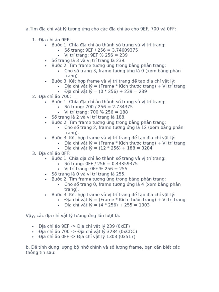 Bai Tap 1 NLHĐH 6 | PDF