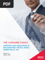 Ifrs 9 Example Lifetime ECL Trade Receivables Provision Matrix 01 | PDF