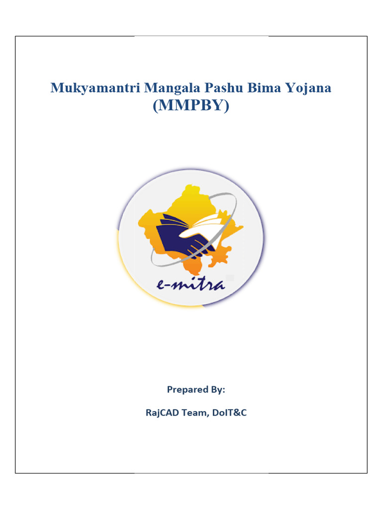 MMPBY USER MANUAL Emitra | PDF