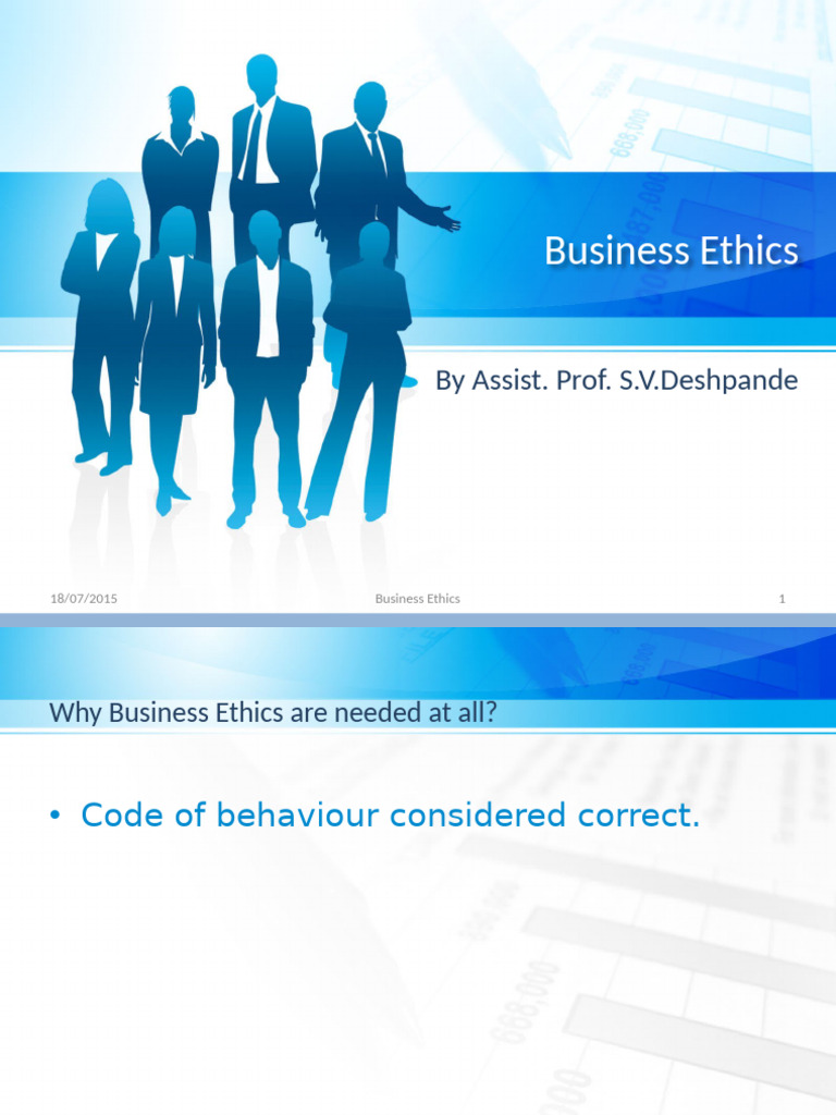 Importance of Business Ethics | PDF | Business Ethics | Business