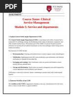 Workflow of CSSD in Hospital | PDF | Sterilization (Microbiology ...