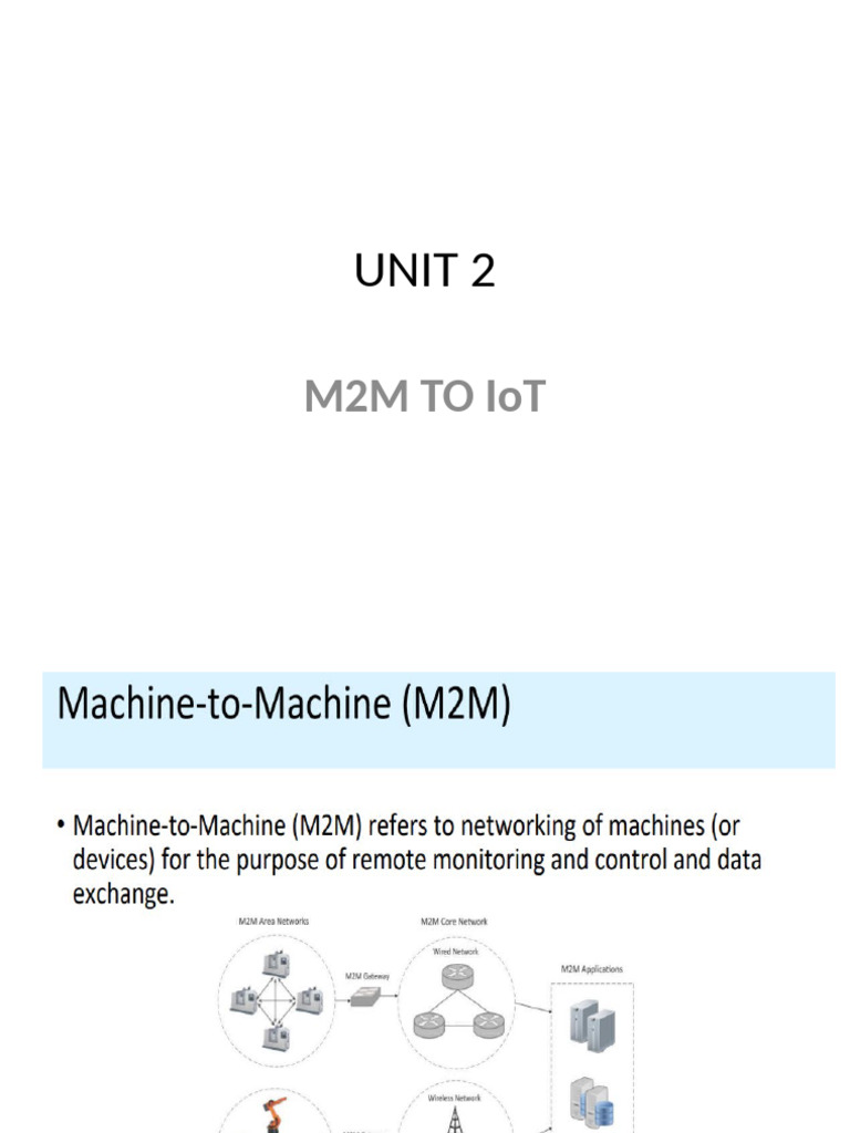 M2M Value Chain in IoT Explained | PDF | Internet Of Things | Computer ...