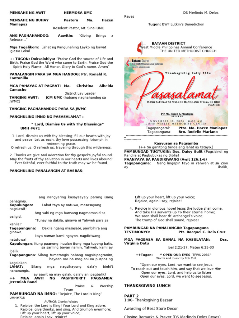 Mensahe ng Awit at Pagsamba | PDF | Christian Worship And Liturgy | Worship