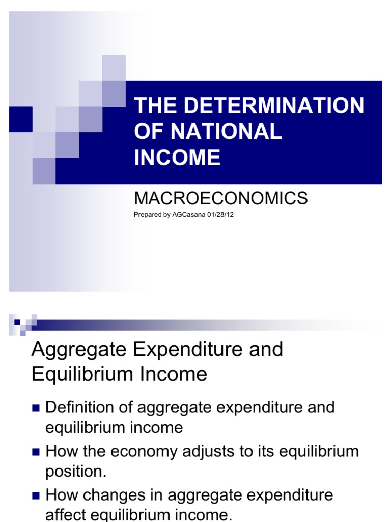National Income Determination Report | PDF | Measures Of National ...