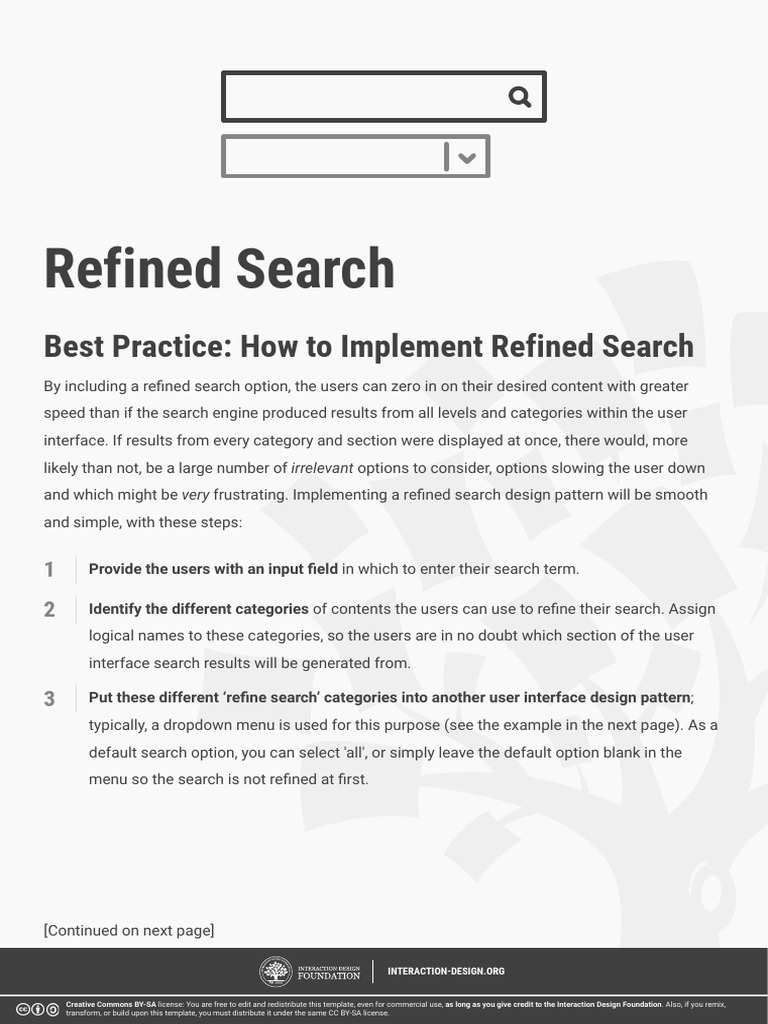 refined-search | PDF | User Interface | User Interface Design