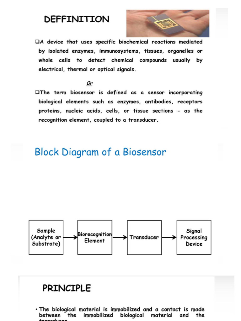 Biosensor | PDF