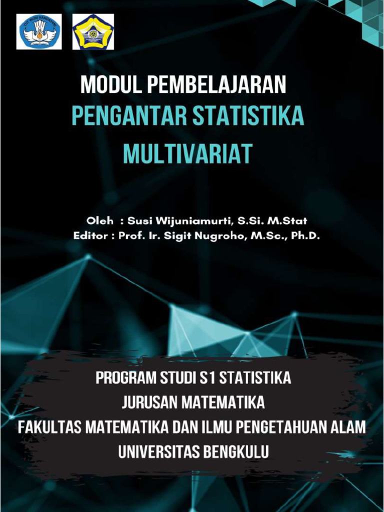 Modul Pembelajaran Pengantar Statistika Multivariat | PDF