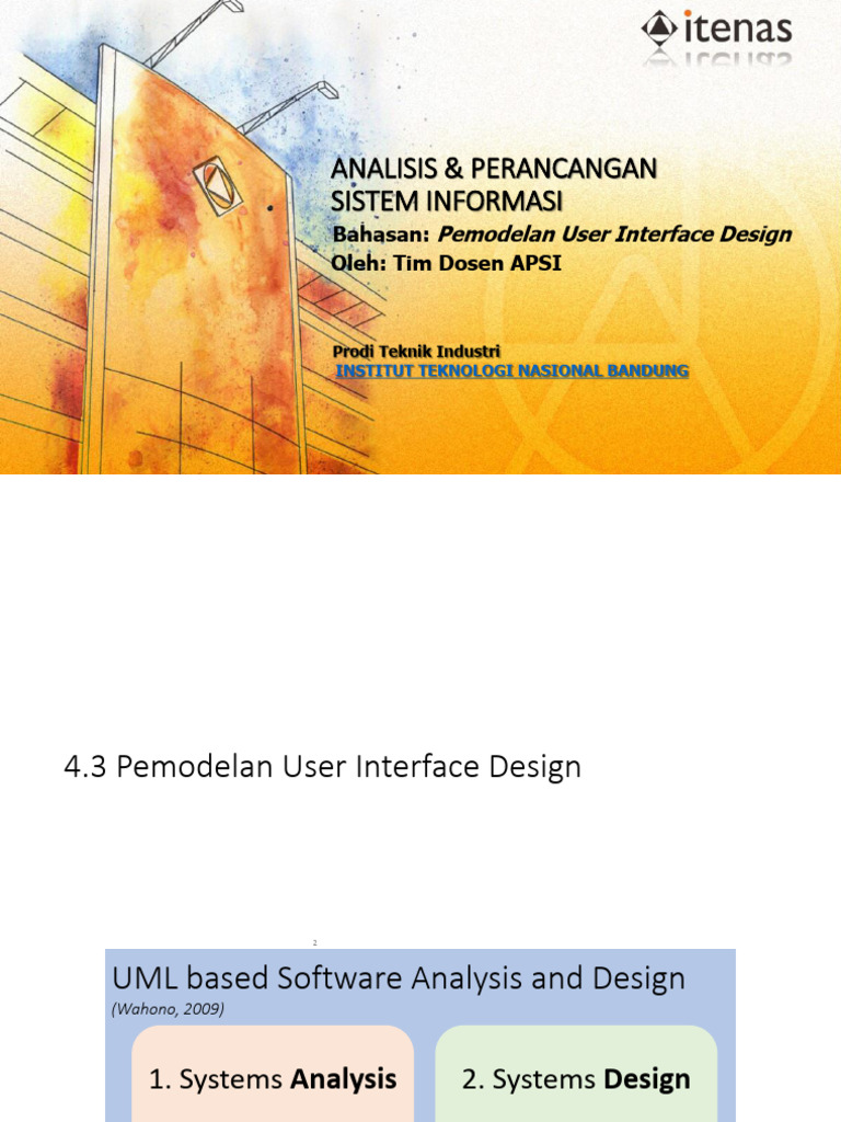 Apsi 09 User Interface Design Pdf Graphical User Interfaces Window Computing