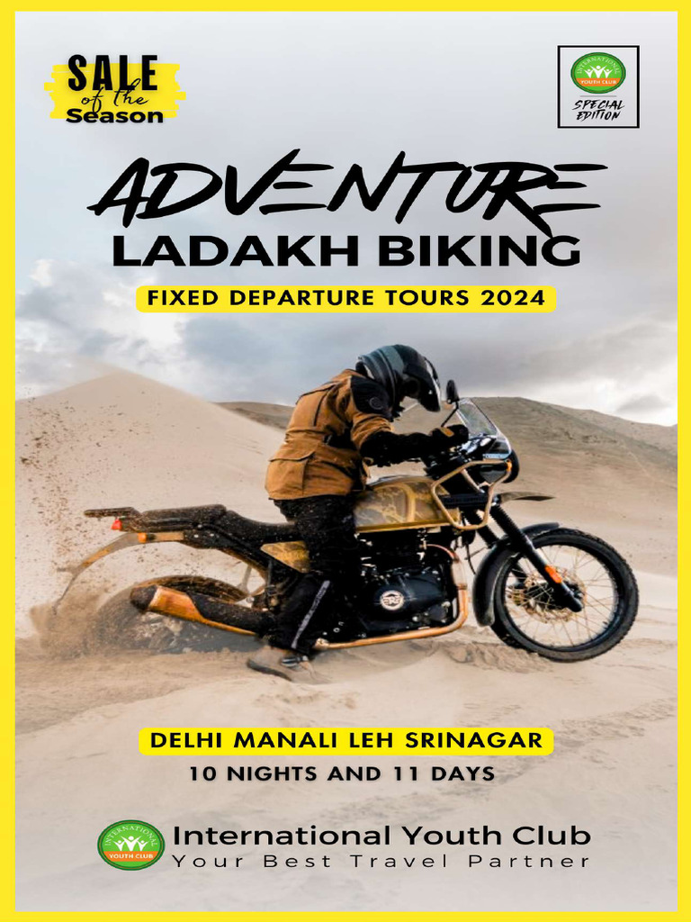 Ladakh FD Delhi Manali Leh Srinagar 11 Days | PDF
