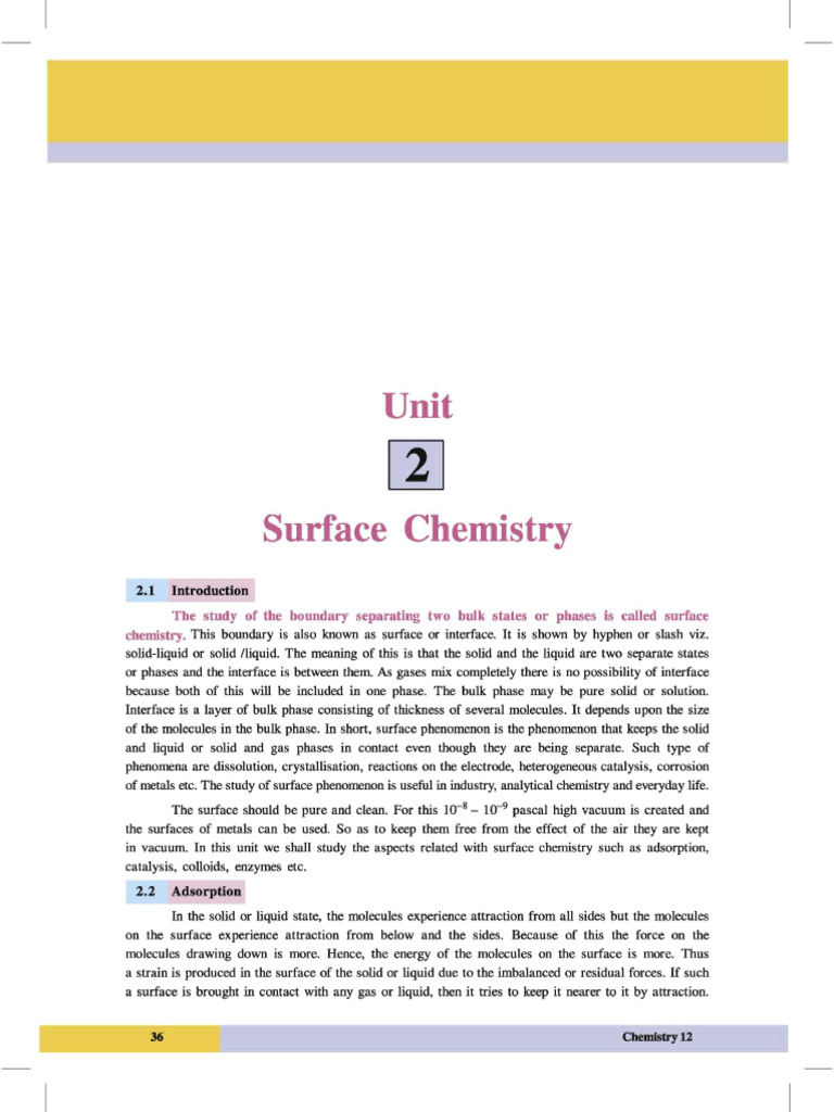 Chem. Sem-4 Ch-2 | PDF
