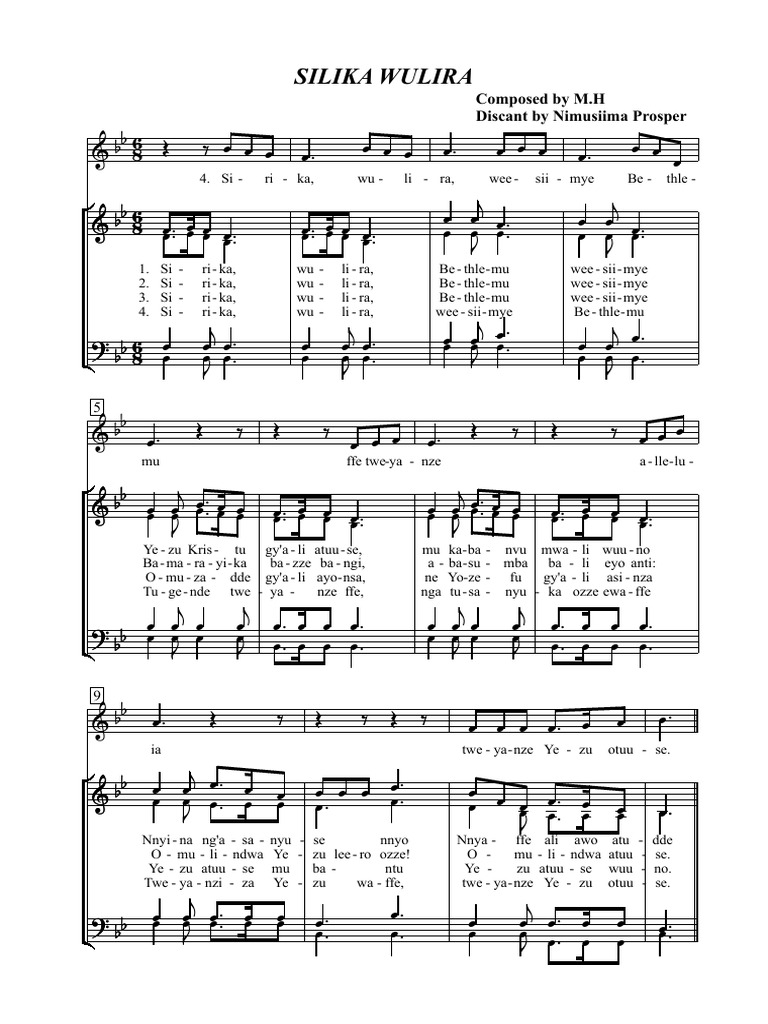 Sirika Wulira With Discant | PDF