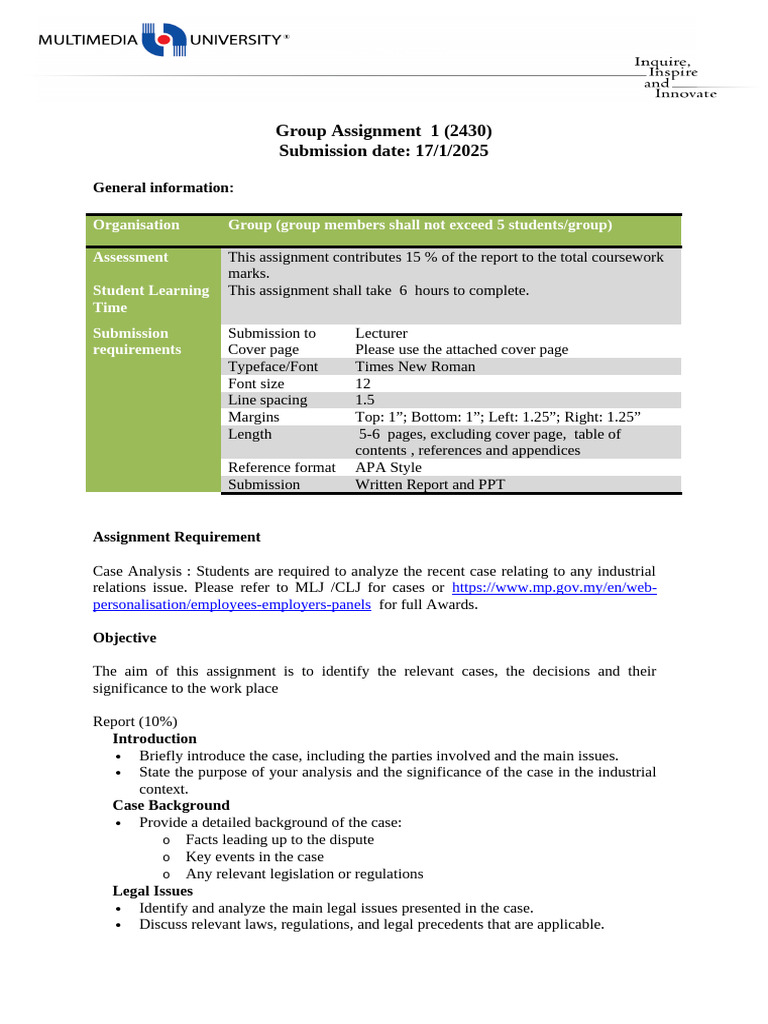 Assignment 1 Case Analysis BHI6323 2430 | PDF | Plagiarism
