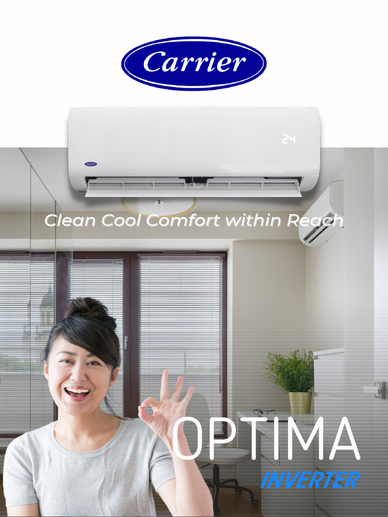 Carrier HW Optima Inverter Series - 1 | PDF | Air Conditioning ...