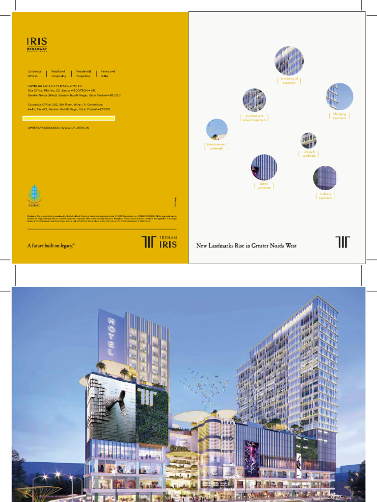 Trehan IRIS Broadway Greno West Brochure - Updatedu | PDF