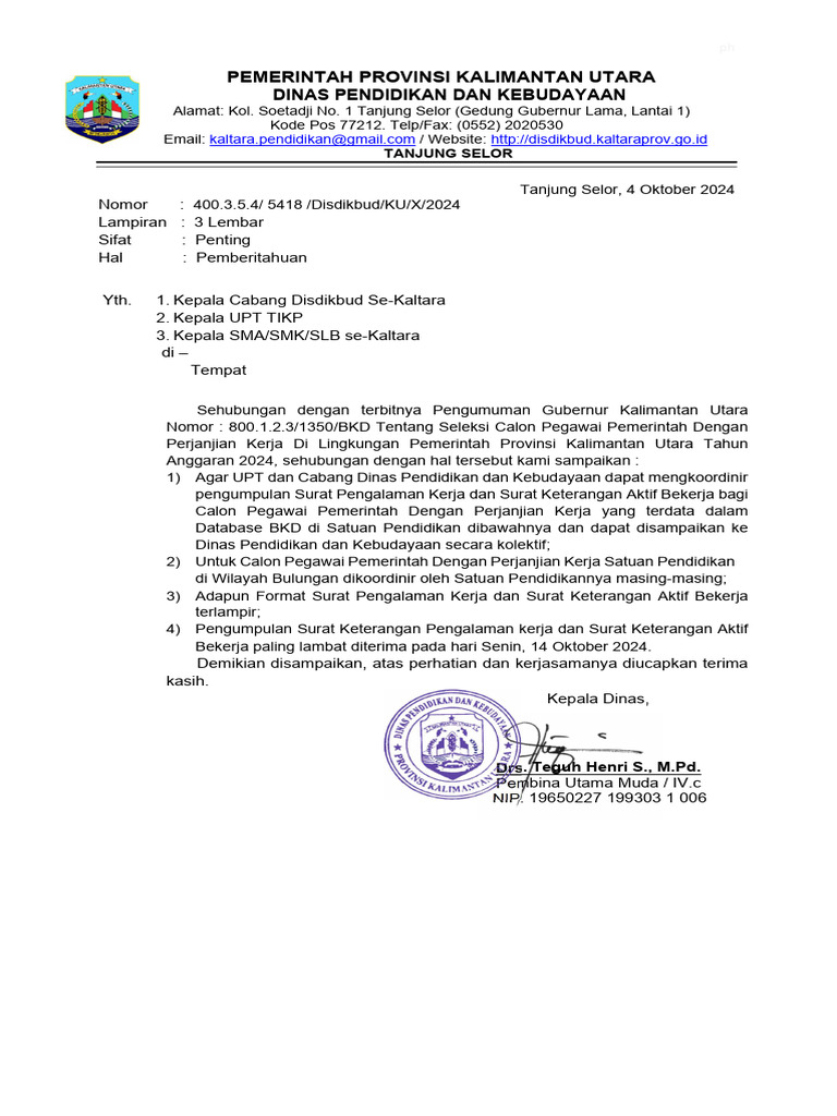 5418_Pemberitahuan | PDF