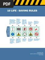 Lifesaving Rules Poster | PDF | Safety