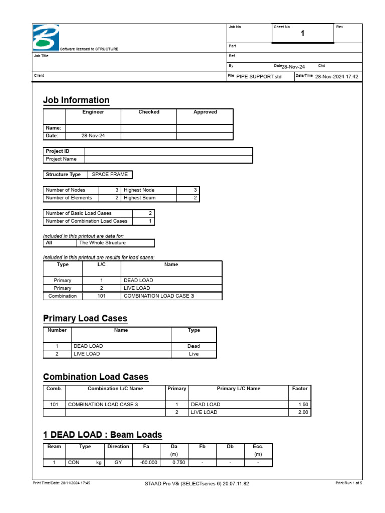 Pipe Support Pdf Building Engineering Civil Engineering