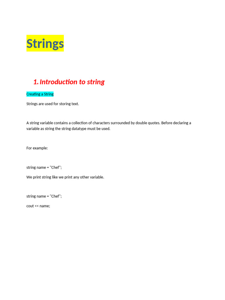 C++ with codechef | PDF | String (Computer Science) | Namespace