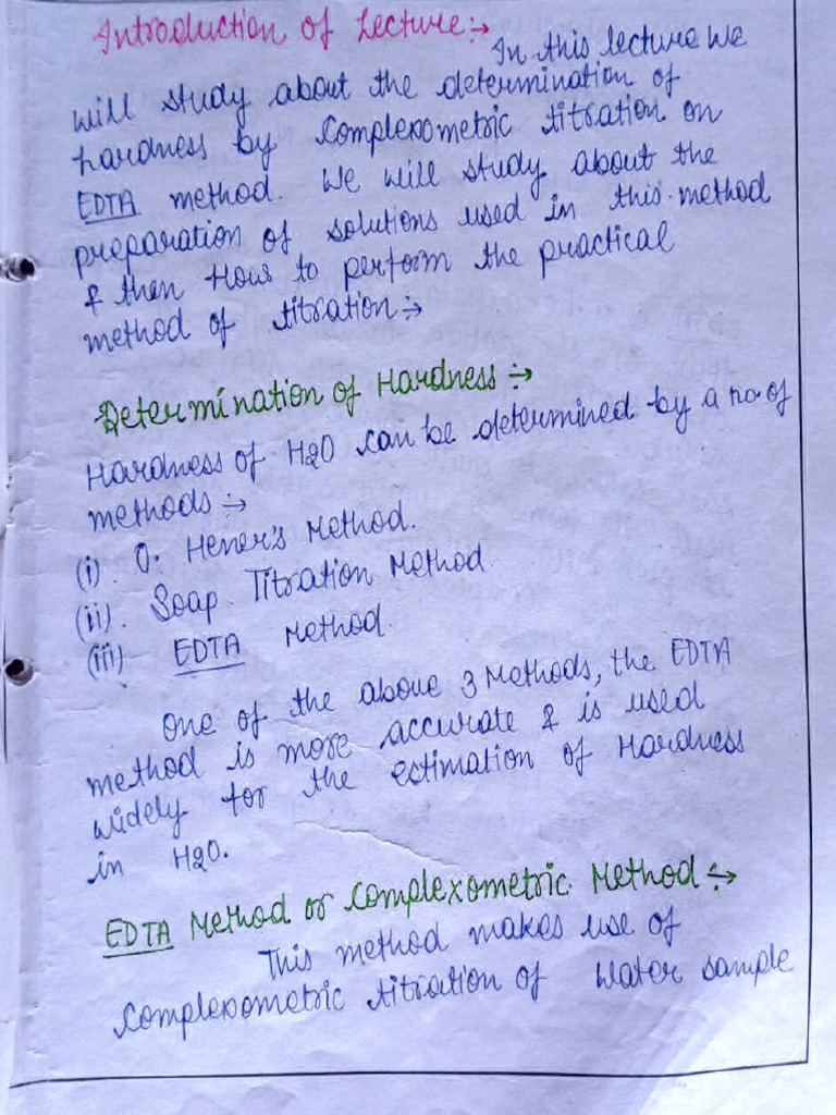 L-2 Hardness by EDTA Method | PDF | Chemical Compounds | Chemical Substances