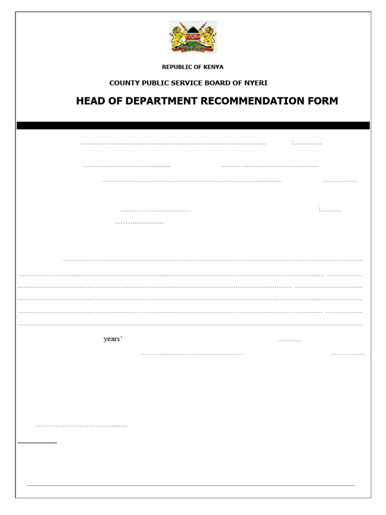 HOD-Recommendation-form- | PDF