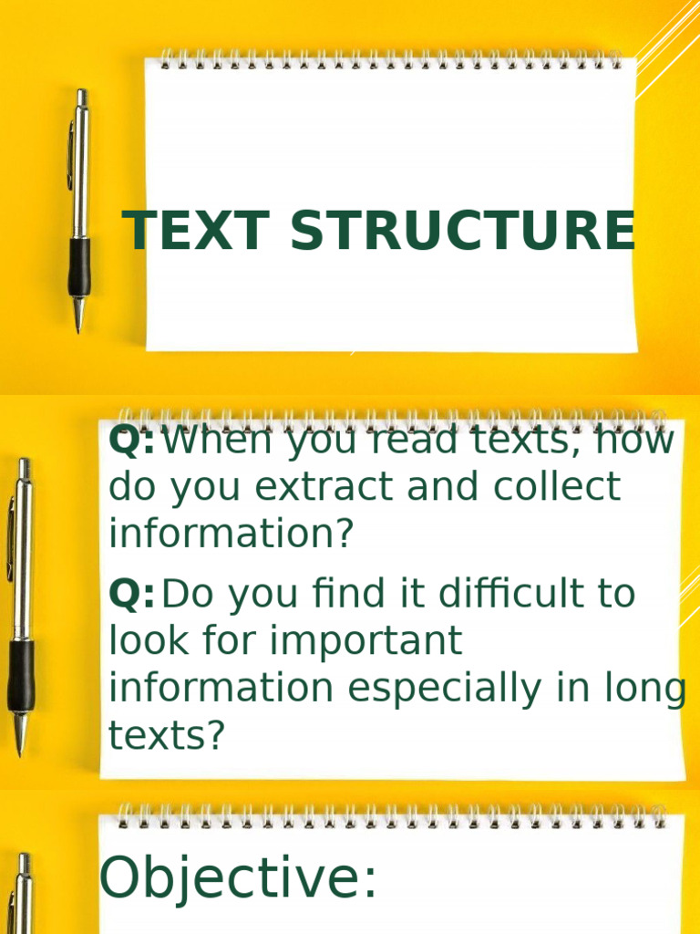 Lesson-2-Text-Structure | PDF | Information | Reading Comprehension