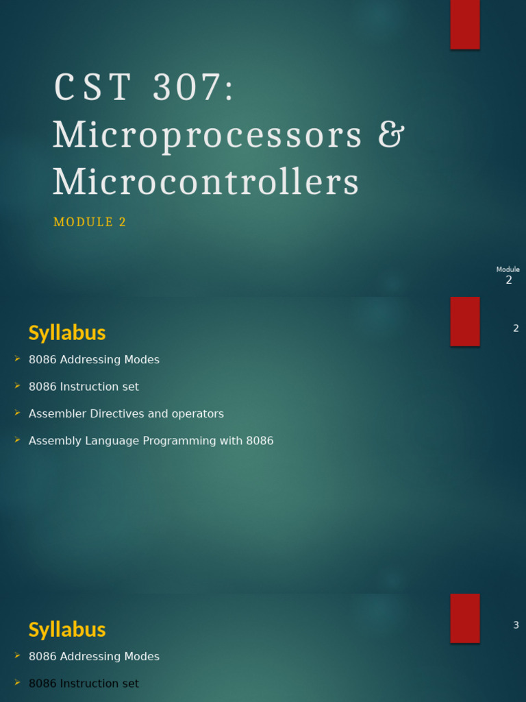 CST 307 Module 2 | PDF | Integrated Circuit | Computer Data