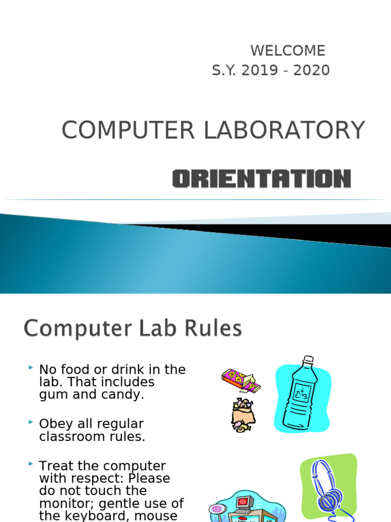 Computer Lab Usage Guidelines 2019-2020 | PDF