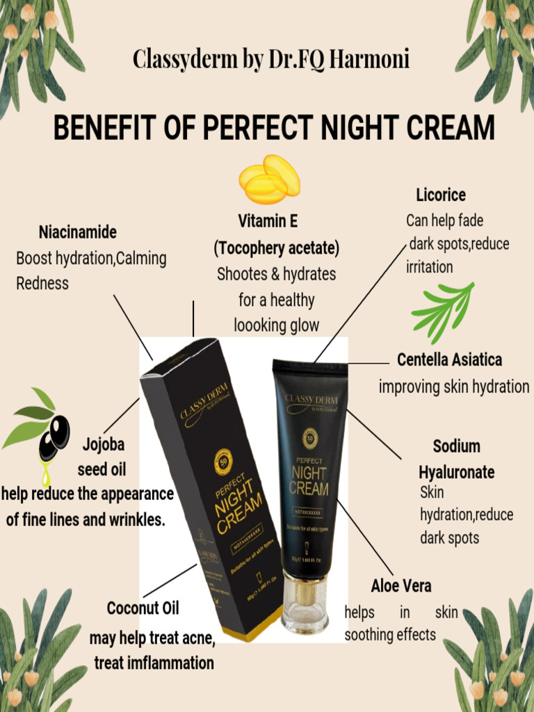 Perfect Night Cream Benefit | PDF