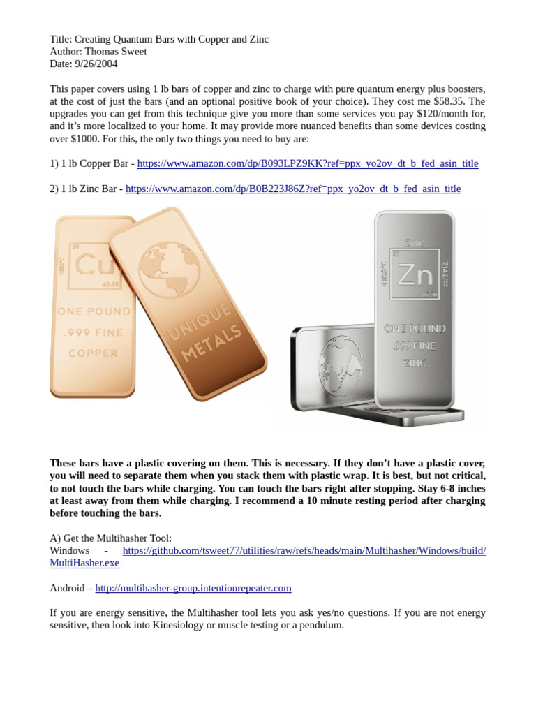 Creating Quantum Bars With Copper and Zinc | PDF | Electrical Engineering