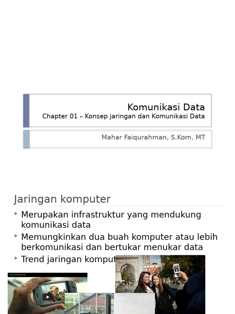 chapter01 - konsep komunikasi data | PDF