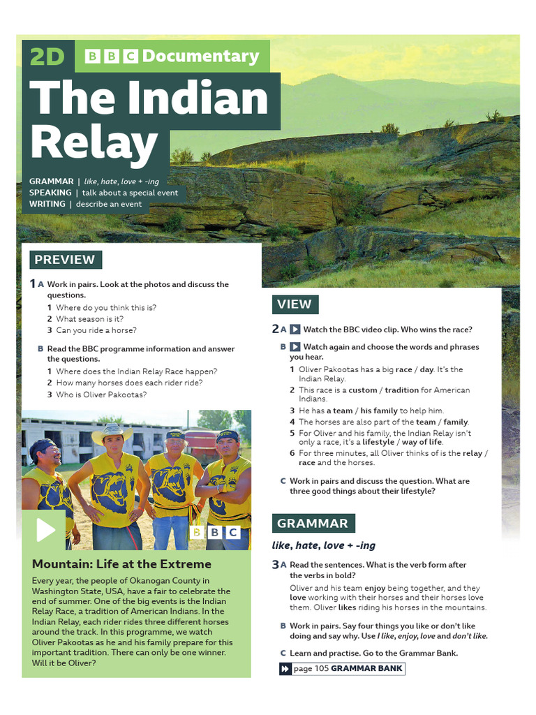 The Indian Relay | PDF | Horses