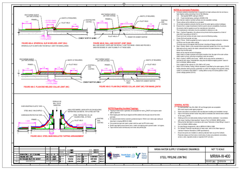 Mrwa-W-400 1 0 | PDF | Pipe (Fluid Conveyance) | Welding