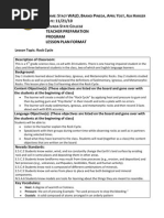 The 3 Types of Rocks Lesson Plan | PDF | Rock (Geology) | Igneous Rock