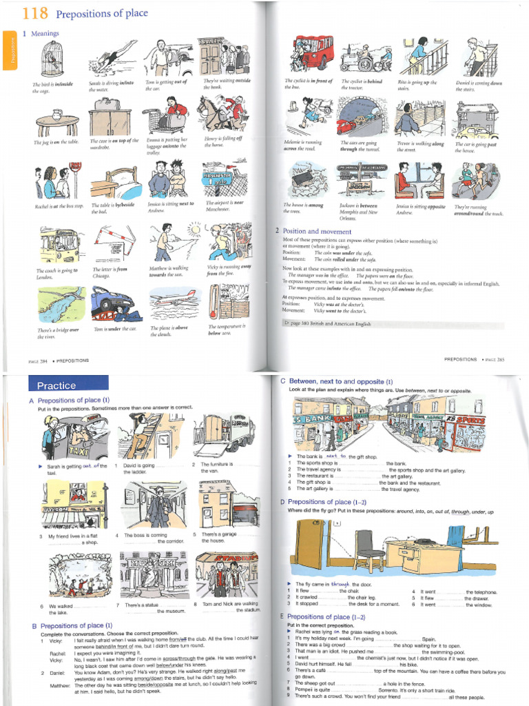 Prepositions 118 - 125 | PDF
