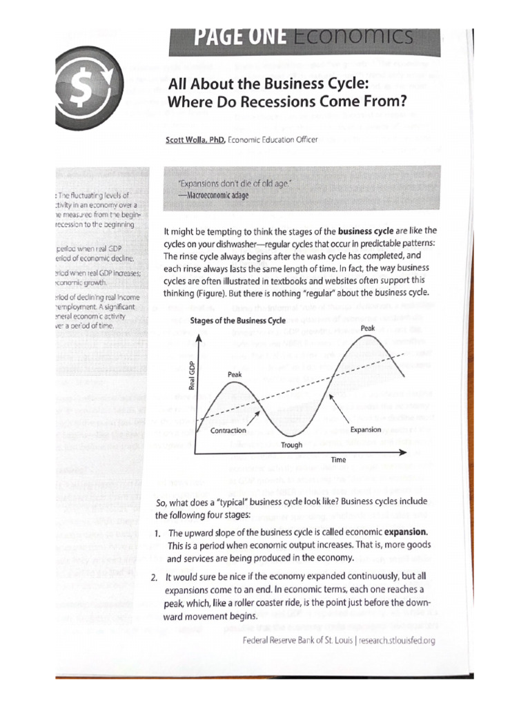All About the Business Cycle | PDF