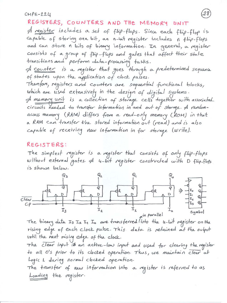 Registers and Memory | PDF