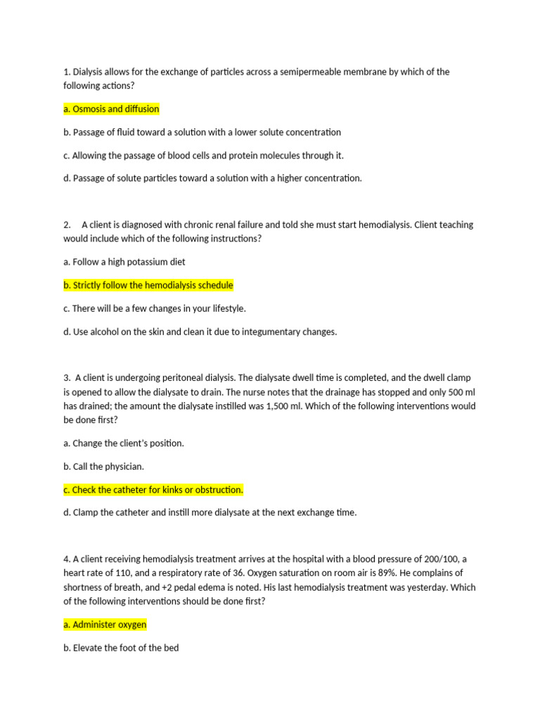 RENAL FAILURE AND DIALYSIS | PDF | Hemodialysis | Chronic Kidney Disease