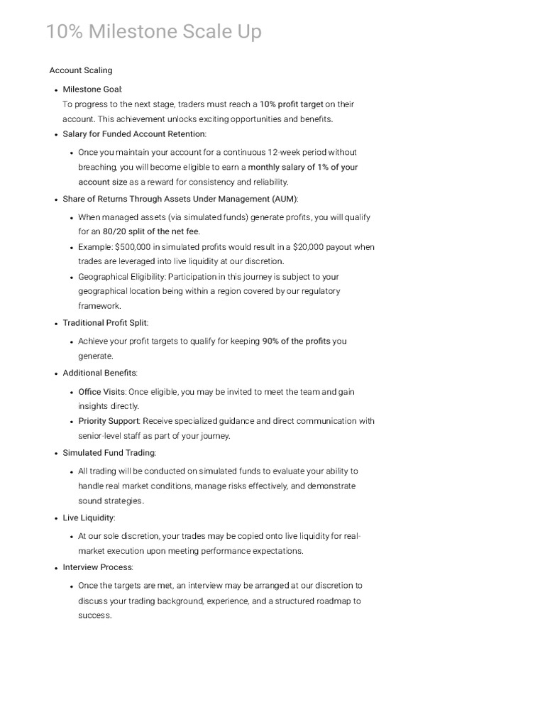 Scaling Plan - Quant Tekel | PDF