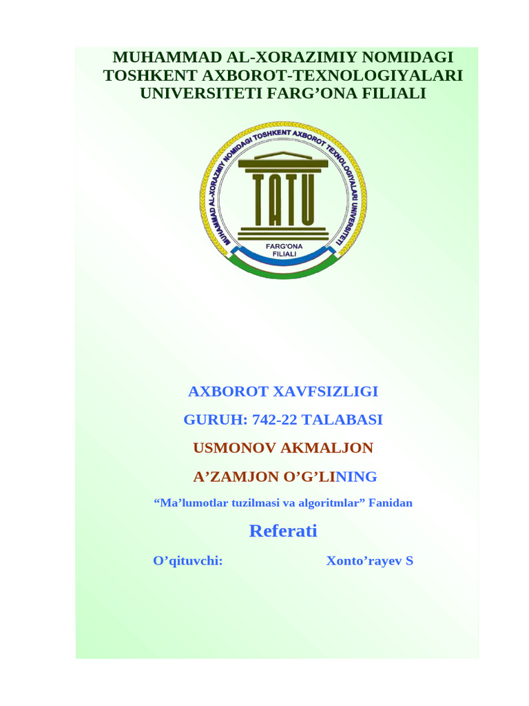 Algoritm 1 | PDF