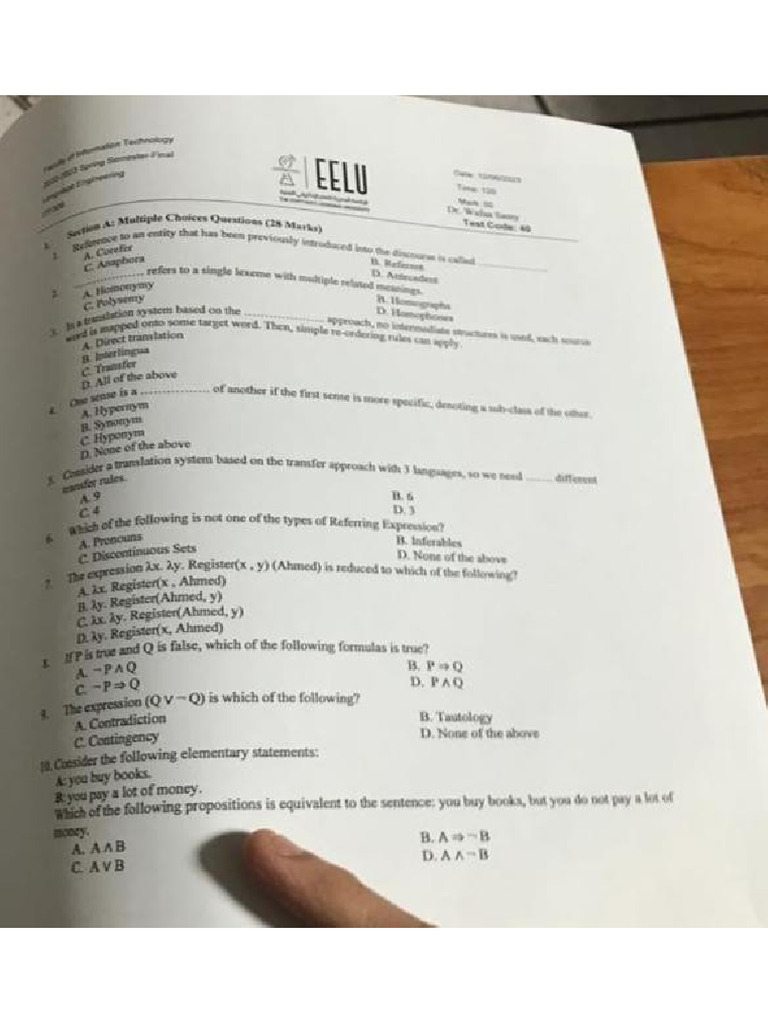 Final NLP - 2023 | PDF