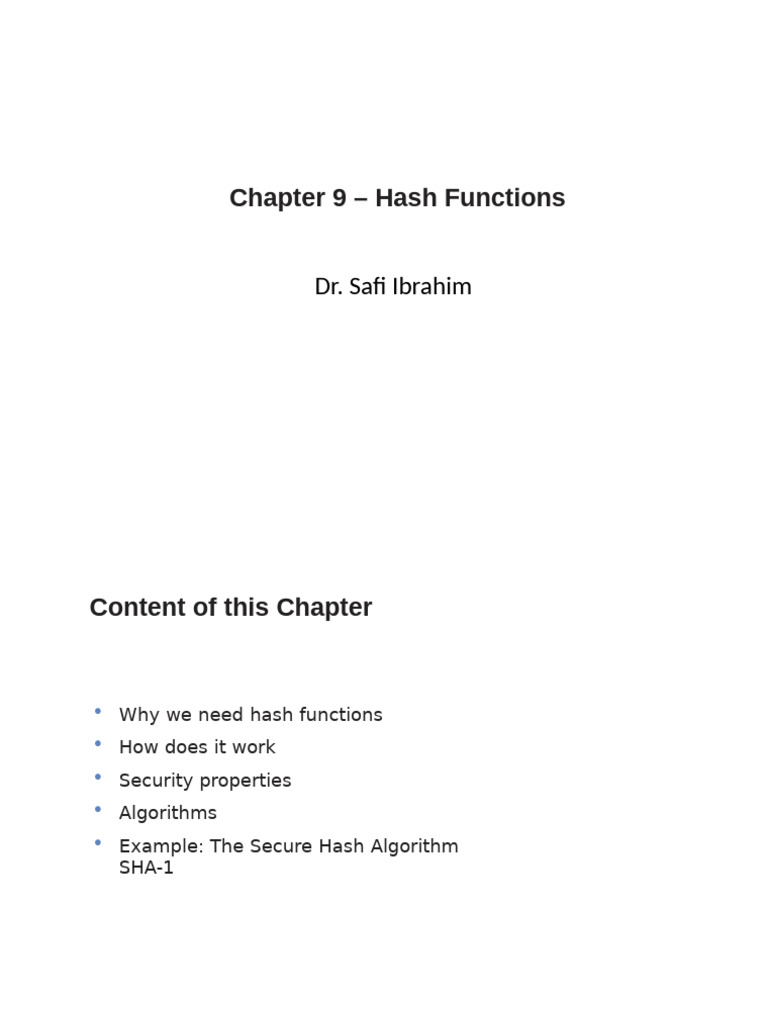 Cryptography: Understanding Hash Functions | PDF | Cryptography ...