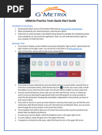GMetrix Setup & Test Guide | PDF | Operating System | Microsoft Windows