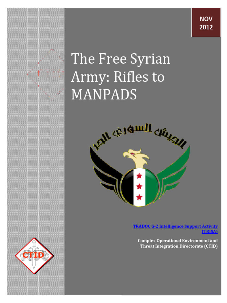 Free Syrian Army Tactics and Weapons | PDF | Free Syrian Army | Rocket ...